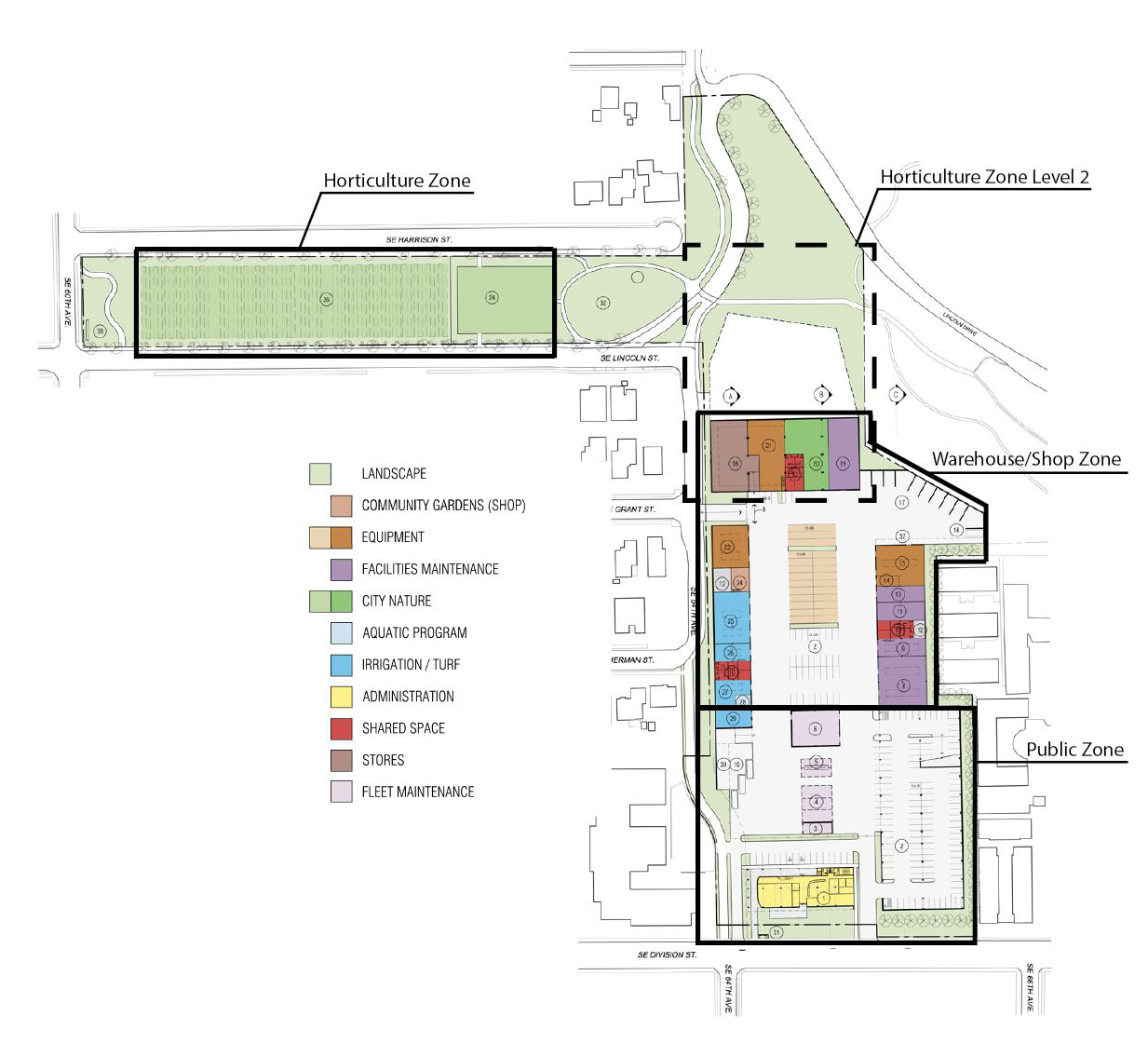 Mt. Tabor Central Maintenance Yard & Nursery - Opsis Architecture