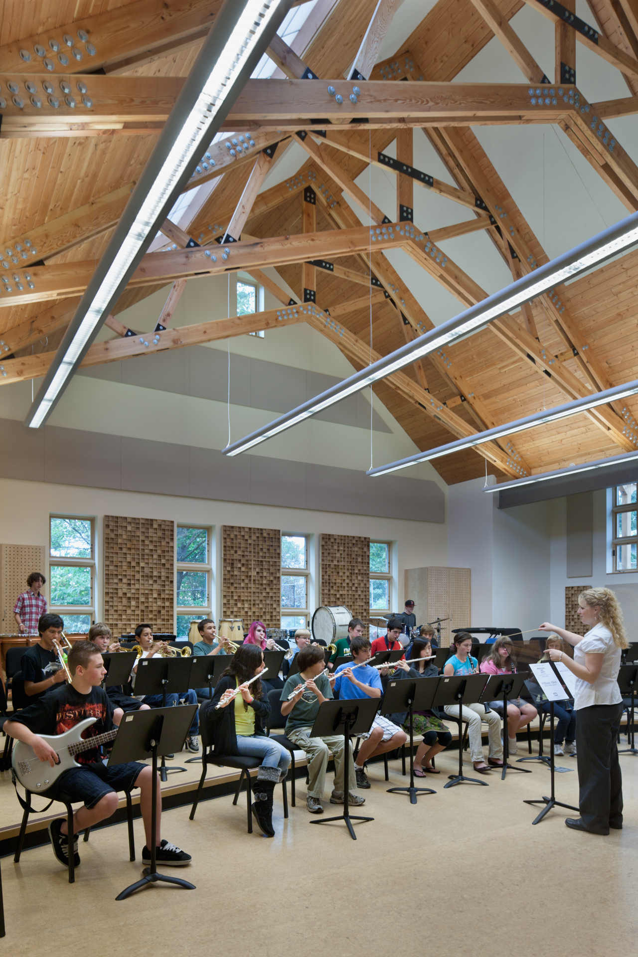Hood River Middle School Music & Science Building - Opsis Architecture