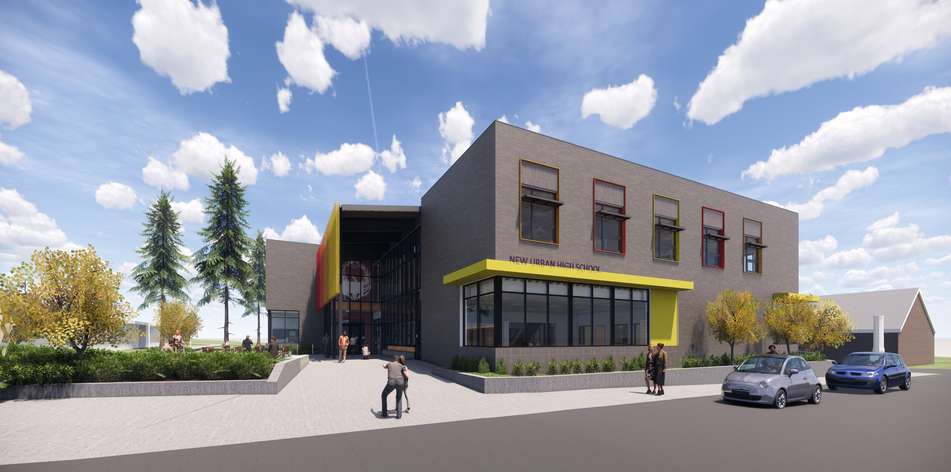 New Urban High School - Opsis Architecture