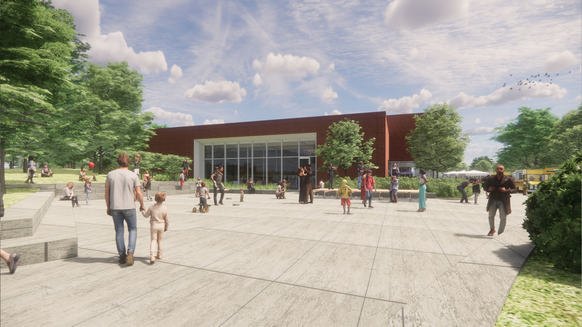 Oak Lodge Library & Concord Community Park - Opsis Architecture