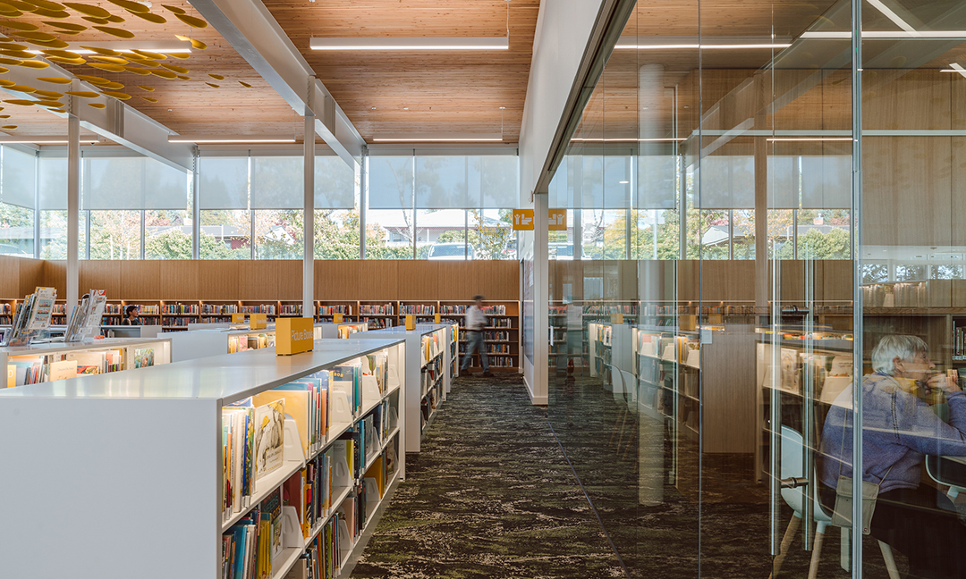 Oak Lodge Library at Concord Community Park - Opsis Architecture