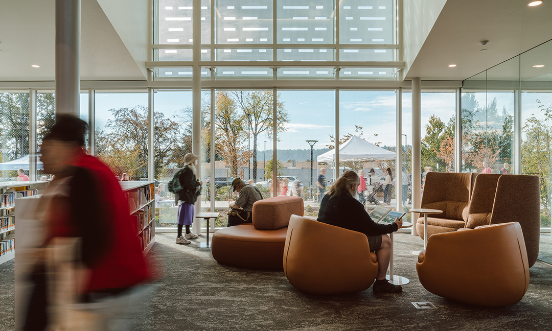 Oak Lodge Library at Concord Community Park - Opsis Architecture