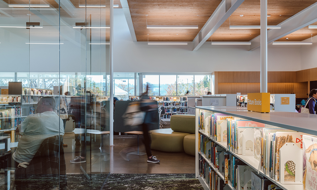Oak Lodge Library at Concord Community Park - Opsis Architecture
